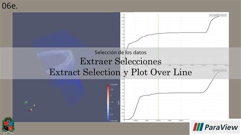 Paraview 06e Extraer Selecciones Filtros Extract Selection Y Plot Selection Over Time Youtube