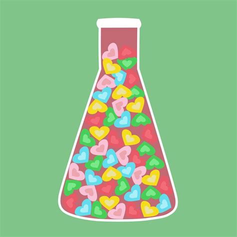 Premium Vector Flask Laboratory Glassware Illustration