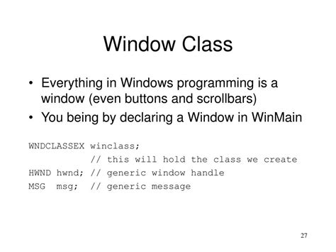 PPT Windows Programming PowerPoint Presentation Free Download ID 902012