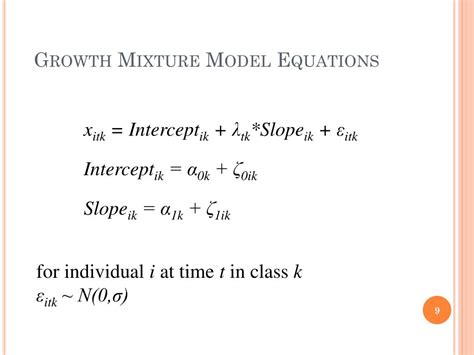 Ppt Growth Mixture Modeling Powerpoint Presentation Free Download