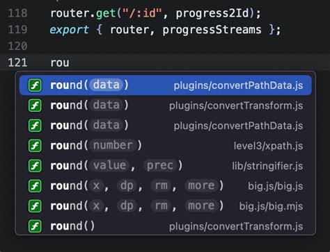 A Lot Of Items In Autocompletion For Js Macos Get Help Nova