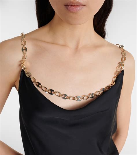Chain Detail Top In Black Rabanne Mytheresa