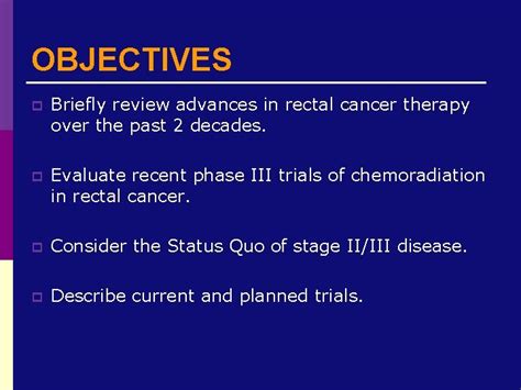 Treatment Of Localized Rectal Cancer Missteps And Next