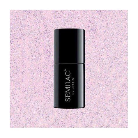806 SEMILAC EXTEND 5IN1 GLITTER DELICATE PINK Semilac Ie