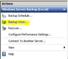 How To Use Windows Server Backup To Backup Files Virtualization Howto