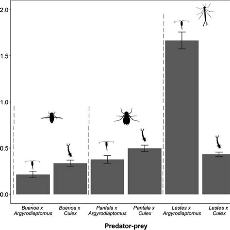 Type Ii Functional Response Curves Of The Interaction Of Download
