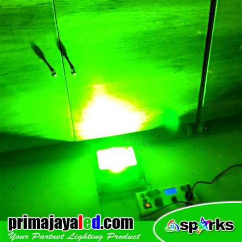 Lampu Tembak Led W Cahaya Hijau Prima Jaya Led