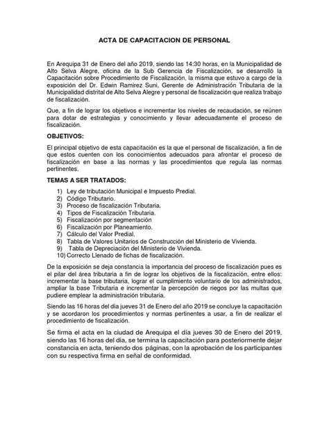 Actas De Fiscalización Transparencia Y Orden Legal Auditoría Group