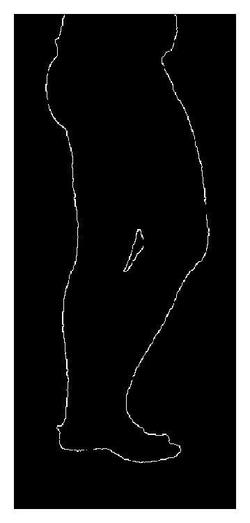 Contour Extraction And Silhouette Contour Deformation For Three Download Scientific Diagram