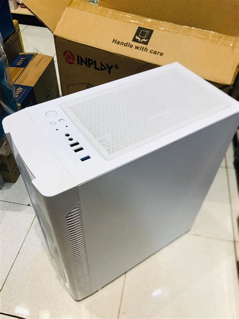 Inplay Meteor 03 Atx Microatx Mini Itx Tempered Glass Pc Case White On Carousell