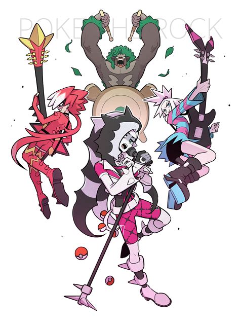 Lywslanket Piers Pokemon Rillaboom Roxie Pokemon Ryuki Pokemon