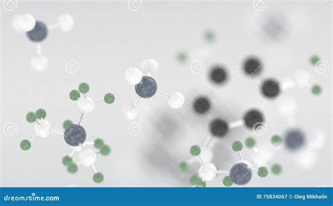 Chemical Molecules Stock Illustration Illustration Of Education 75834067
