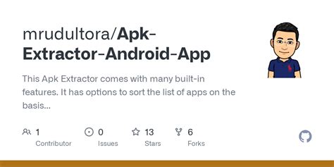 Github Mrudultora Apk Extractor Android App This Apk Extractor Comes
