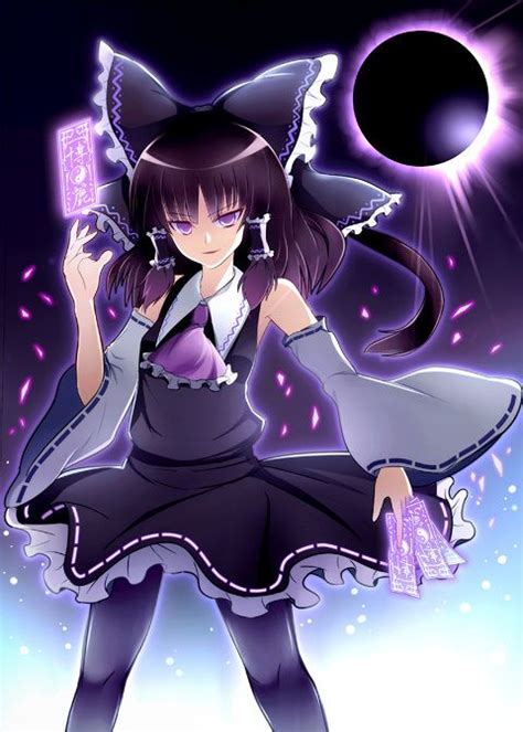 「黒巫女霊夢」「グリーヴ」のイラスト Pixiv 霊夢 イラスト 霊夢 博麗霊夢