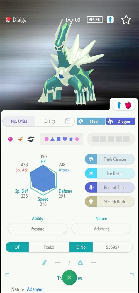 Ft Shiny Legit Dialga Lf Clonned English Mew R Pokemonhome