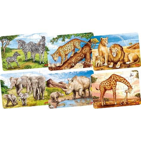 Mini Puzzle Animaux Goki Tetard Et Nenuphar