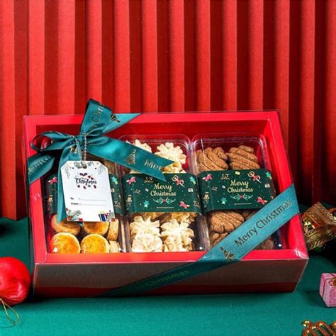 Jual Kotak Hampers Tutup Full Mika Muat 3 Toples Persegi Panjang 350 Gr
