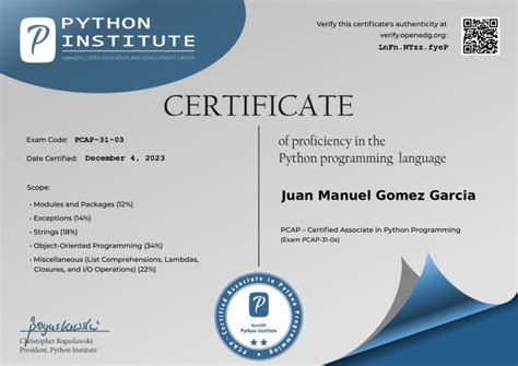 Juan Manuel Gomez Garcia On Linkedin Python