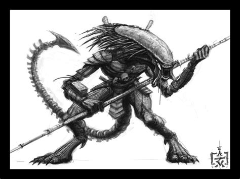 Predator Alien Hybrid By Vegasmike On Deviantart