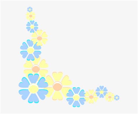 Corak Frame Bunga 600x597 Png Download Pngkit