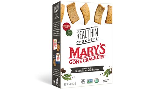 Marys Gone Crackers Launches Three Flavors To Line Of Real Thin