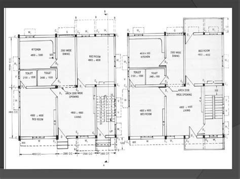 Building Plan Sectional Plan And Elevation Ppt