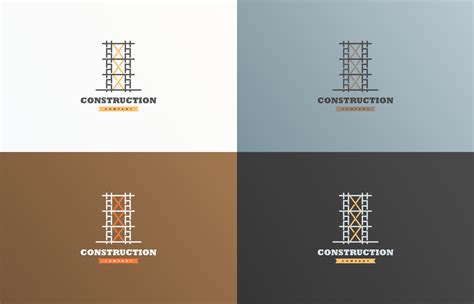 Construction Scaffolding Logo In  Svg Png Illustrator Psd Download
