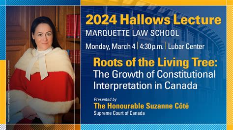 Marquette Law School Hallows Lecture The Growth Of Constitutional