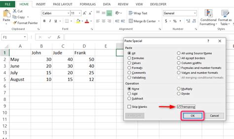 Guide On Transpose Columns To Rows In Excel