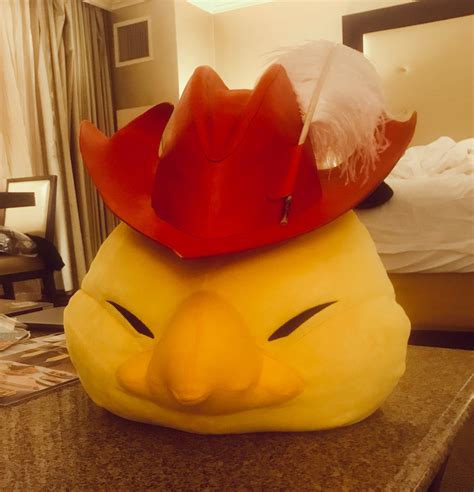 Leather Red Mage Hat For Fanfest R Ffxiv
