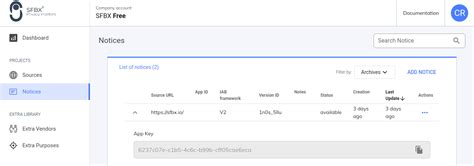 Web CMP SFBX Documentation