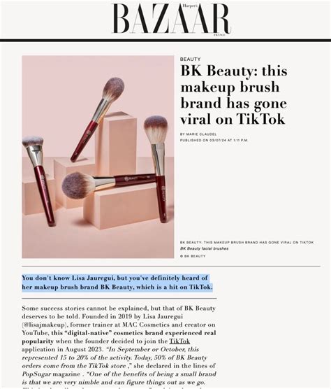 lisa jauregui on linkedin bk beauty featured in harpers bazaar france
