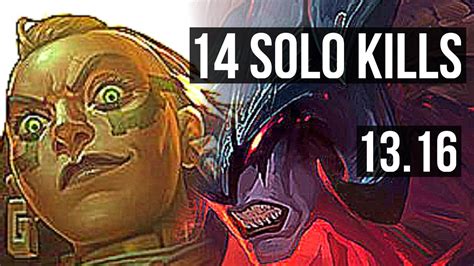 Illaoi Vs Aatrox Top 14 Solo Kills 22m Mastery 1000 Games