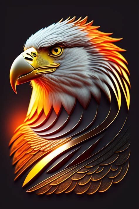 Half Lion Half Eagle Paint Poster By Mk Studio Displate Artofit