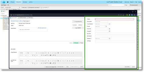 How To Configure The Folder Container For The Log Of Defects In A