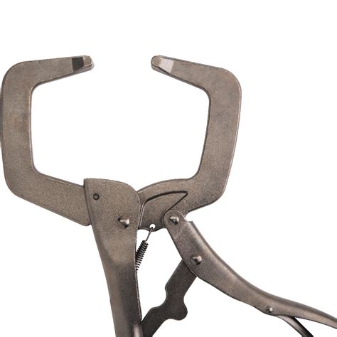 C Clamp Locking Pliers With Standard Jaws 11 Inch 38632 Klein Tools