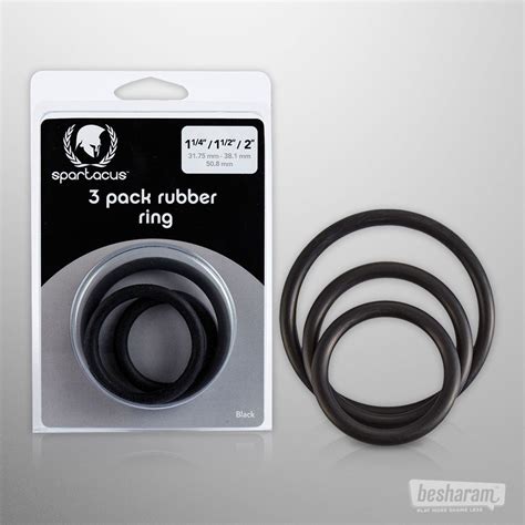Buy Spartacus Cock Ring Rubber 3 Pack In India