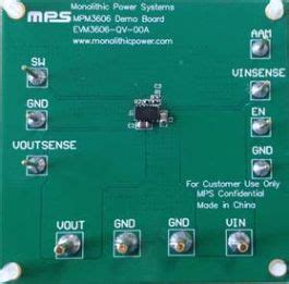 EVM3606 QV 00A 21V 0 6A Module Converter With Integrated Inductor Evaluation Board MPS
