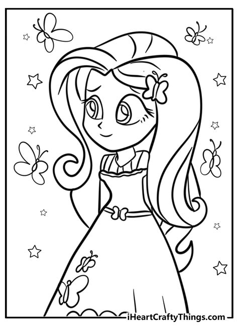 Twilight Sparkle In A Dress Coloring Pages