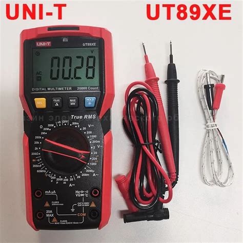 Мультиметр Uni T Ut89xe профессиональный цифровой измеритель вольтметра переменного постоянного