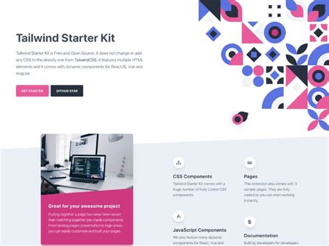Top Free Tailwind CSS SaaS Templates TailTemplate