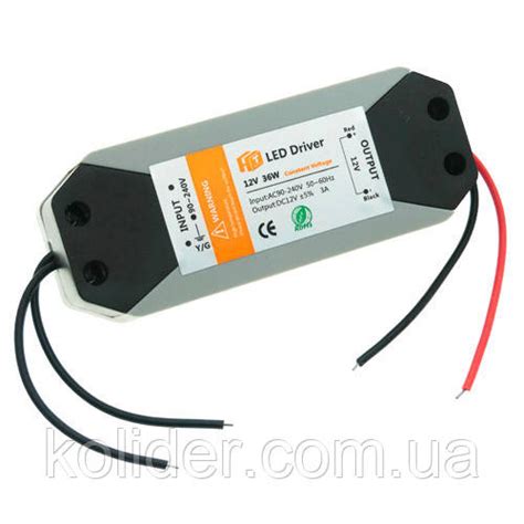 Купити Блок живлення Led драйвер трансформатор Ac Dc 220 12В 36 Вт для