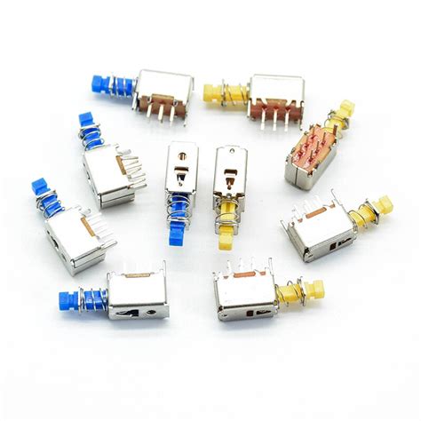 Pcs Right Angle PCB Latching Push Button Switch D Vicedeal