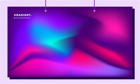 Premium Vector Colorful Fluid Gradient Mesh Background Template Copy Space With Gradation