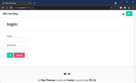 GitHub PaulThomasWI MVC TechBlog