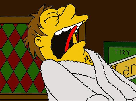 Simpsons Are The Best Barney Gumble At Moes