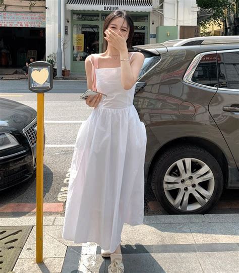 브이루아 Made ★폭탄세일다함께 나탈리 고퀄 만렙💖백리스 여름원피스★레이어드롱원피스나시원피스화이트원피스블랙