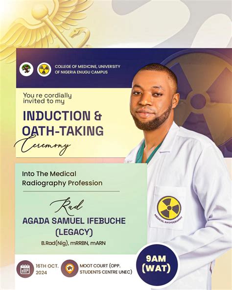 Agada Samuel Ifebuche On Linkedin Inductionday Medicalradiography Healthcareprofession