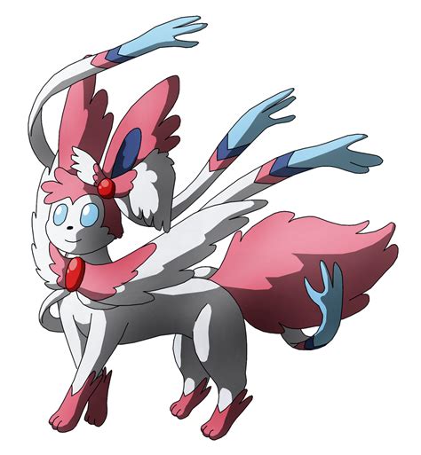 Mega Eeveelutions Mega Sylveon By Miracle Fox On Deviantart