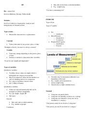 Understanding Biostatistics Data Types Variables And Analysis Course Hero